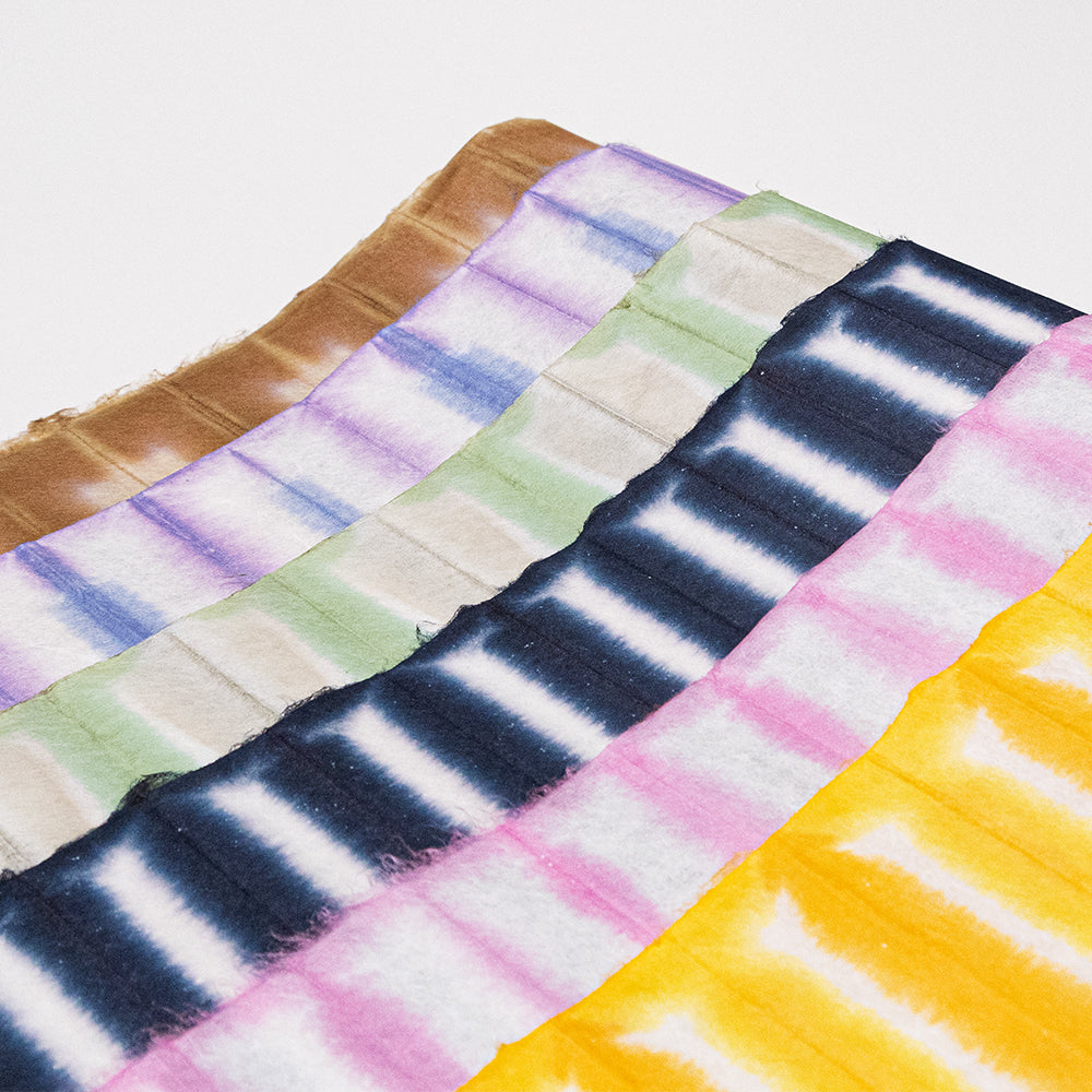 Hand-Dyed Shima Stripe (7 Colors) | awagami factory